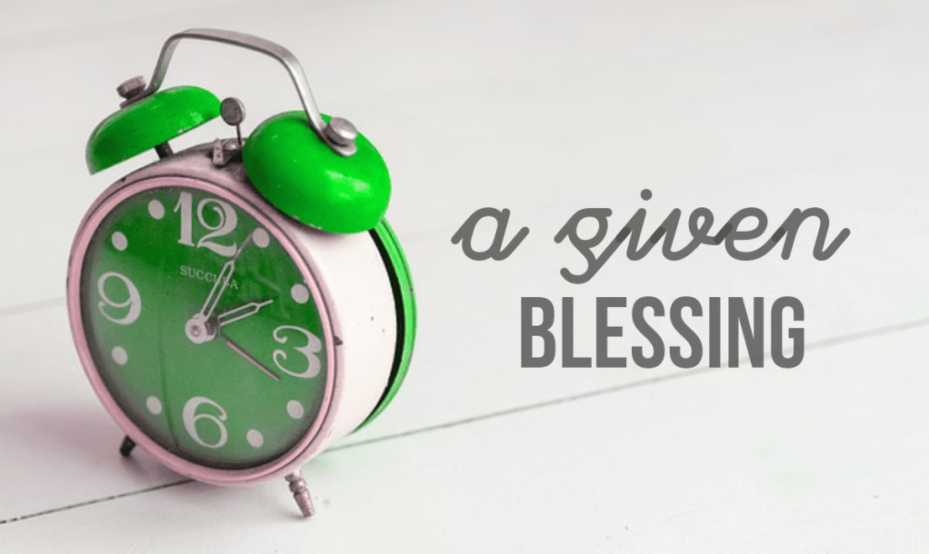 a given blessing – In Christ I am SHE