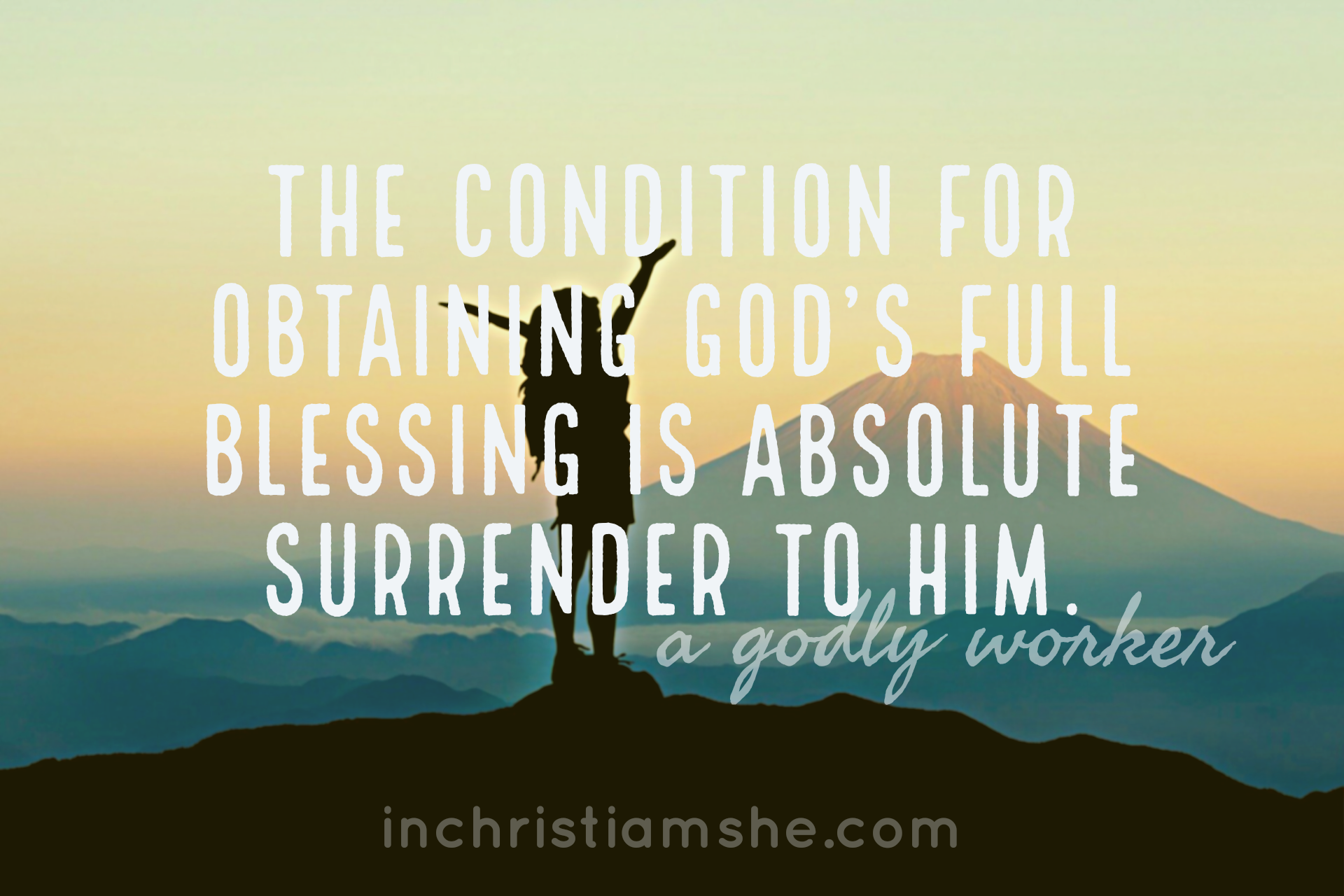 Are you Available to God? – In Christ I am SHE